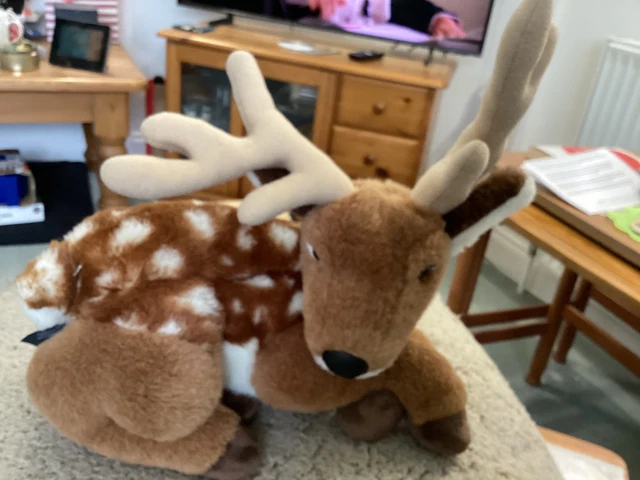 ARK TOYS REINDEER Premier Collection Soft Toy Plush NWOT Christmas Gift ...