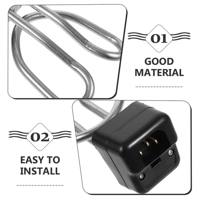 1500W ELECTRIC IMMERSION Heater Heating Tube for Water Kettles and ...