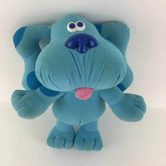 BLUES CLUES SING Along Blue 12" Plush Stuffed Animal Toy Tyco Dog ...