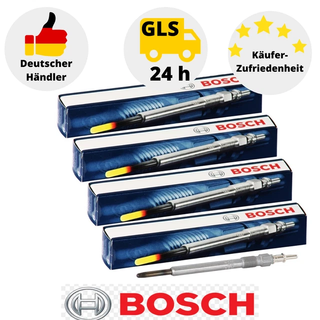 4X BOSCH GLÜHKERZEN für Mercedes-Benz W202 W203 W209 W210 W211 Vito Sprinter EUR 47,98 - PicClick DE