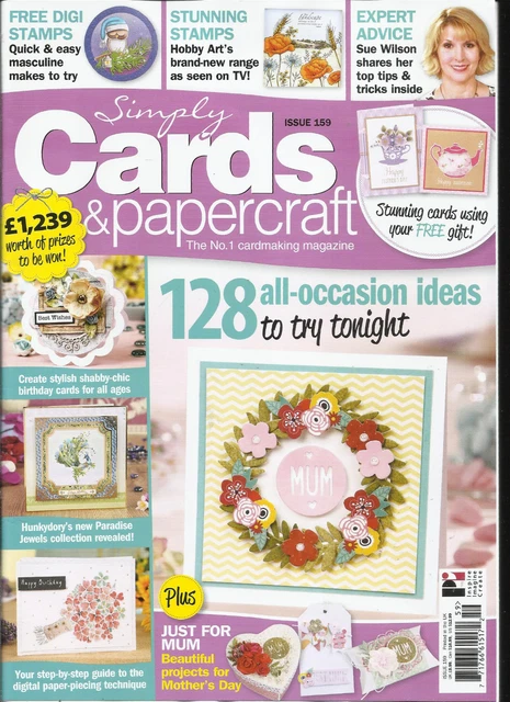 SIMPLY CARDS & Papercraft, The No.1 Cardmaking Magazine Issue,159 Issue ...