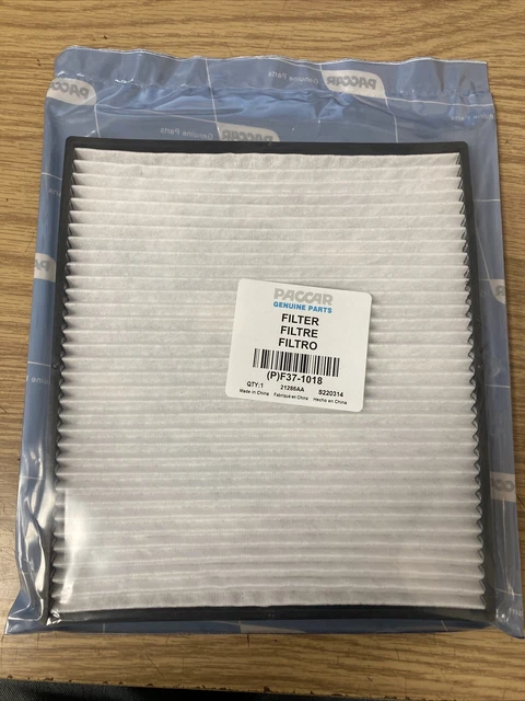~NEW GENUINE PACCAR Oem Kenworth / Peterbilt Particulate Cabin Air ...