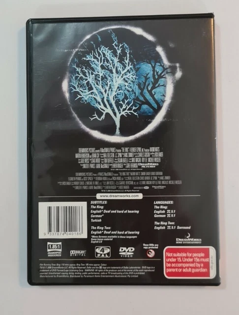 THE RING / Ring Two (DVD, 2 -disc set) Region 4. VGC. Naomi Watts. $15. ...