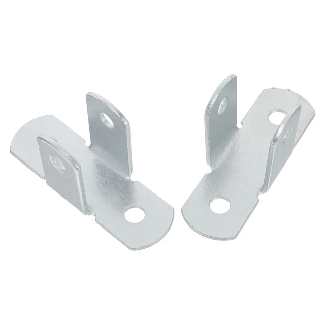 2PCS BED RAIL Fittings Hardware Metal Bed Frame Attachment Brackets ...