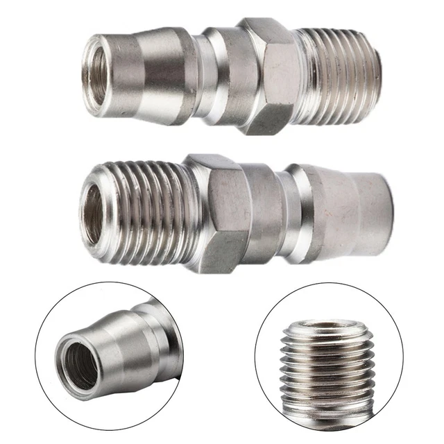 RACCORD D'AIR D'ACCOUPLEMENT male 2 pi??ces NITTO avec filetage male 1/ ...