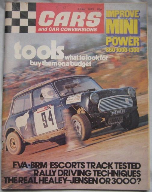 CARS AND CAR Conversions April 1973 featuring Jensen Healey, Austin ...