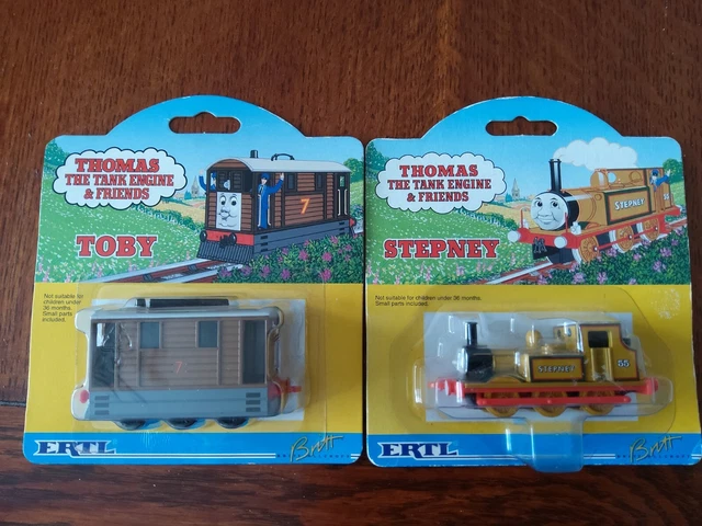 ERTL THOMAS THE Tank Engine Toby 1993 & Stepney 1997 Sealed £5.50 ...