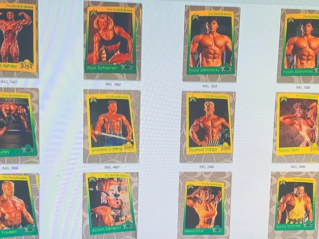 YOU CHOOSE 1993 IFBB STAR Body Building Trading Cards You PICK $4.99 ...