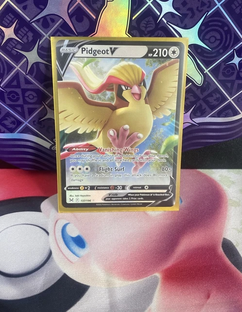 POKEMON PIDGEOT V Lost Origin 137/196 / Ultra Rare - NM EUR 1,66 ...