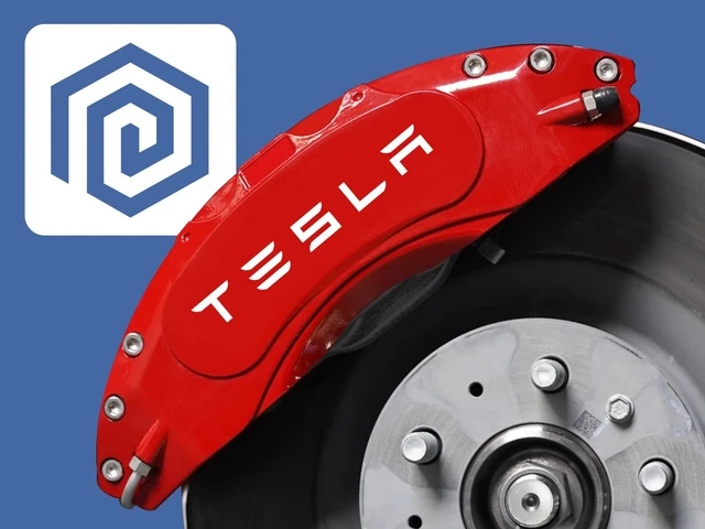 TESLA BRAKE CALIPER Decals Sticker Logos (set of 6) Model 3 S X Y £7.99 ...