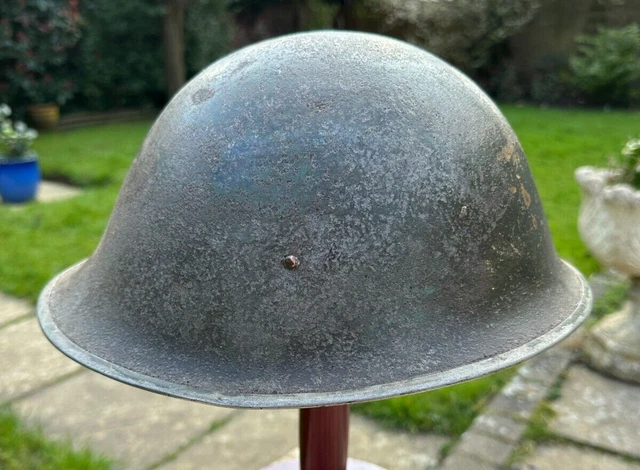 WW2 BRITISH ARMY Turtle Steel Helmet 1944 D-Day Normandy Original ...