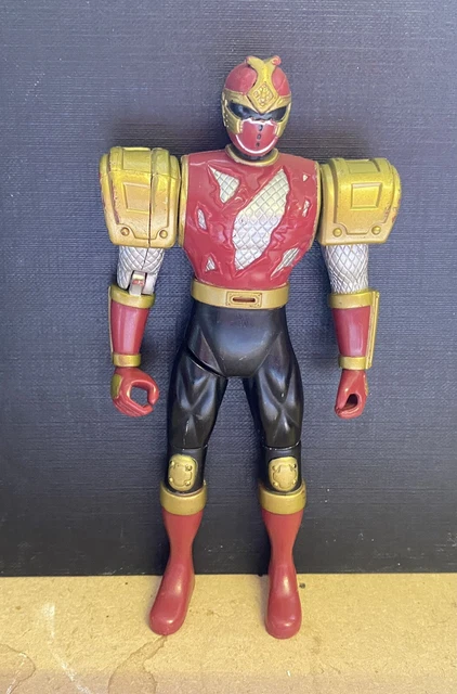 POWER RANGERS FIGURE Ninja Storm Crimson Bandai 2003 With Action Moving ...