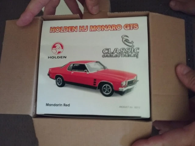 1:18 CLASSIC CARLECTABLES hj monaro gts mandarin red $250.00 - PicClick AU