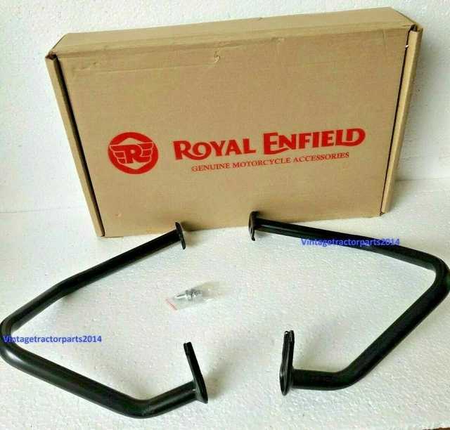 ROYAL ENFIELD HIMALAYAN Genuine Engine Crash Bars Guards Set Black ...