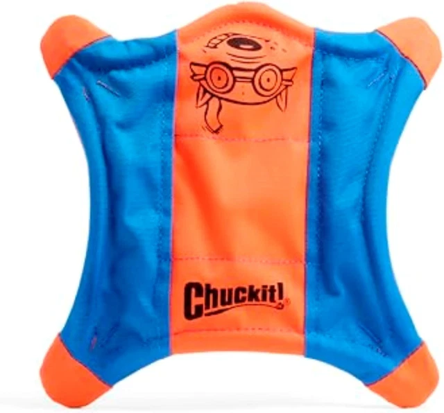 CHUCKIT FLYING SQUIRREL Fetch Dog Toy, Size Medium (9.5" Diameter ...