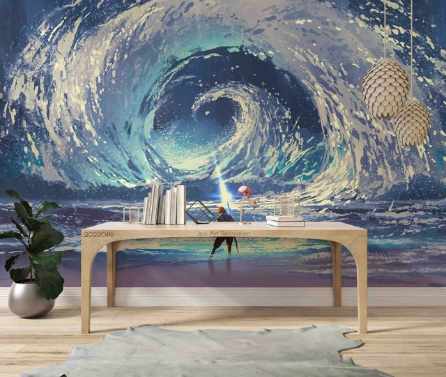 3D MAN MAGIC Spear Wallpaper Wall Mural Removable Self-adhesive 56 $118 ...