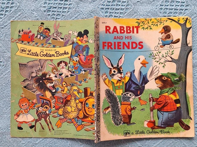 LITTLE GOLDEN BOOK: Rabbit and His Friends #E472-1 Softcover 1980 Used ...