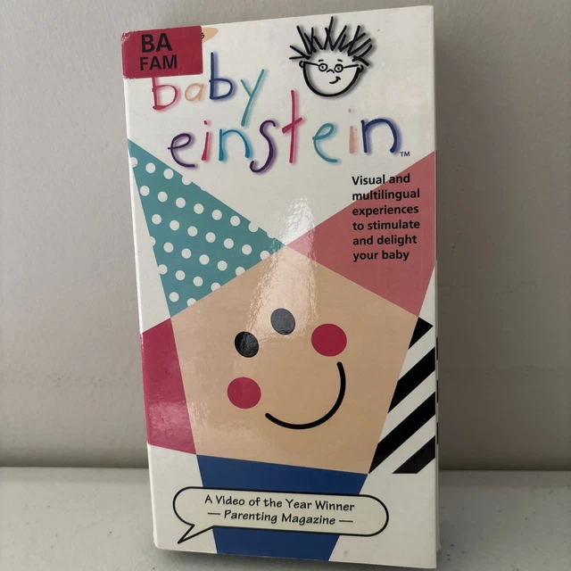 BABY EINSTEIN: LANGUAGE Nursery VHS Tape 2000 Ages 1-18 Months ...