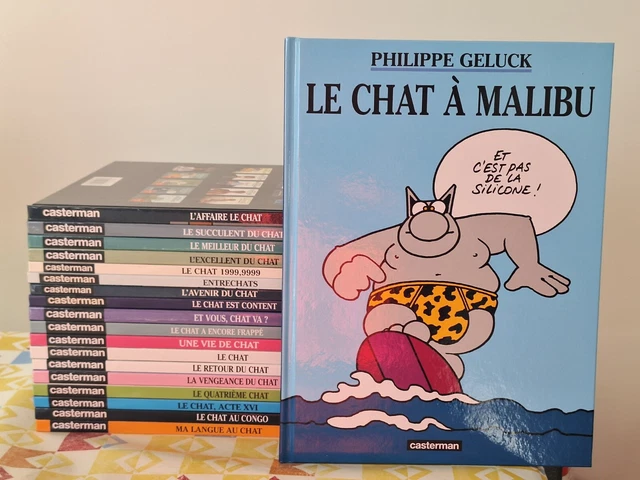 LOT BD - Le Chat - Philippe Geluck - 19 Tomes - Collection Quasi ...