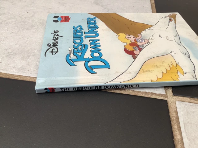 THE RESCUERS DOWN Under Cartoon Book Walt Disney World Movies 1993 £2. ...