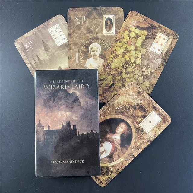THE LEGEND OF The Wizard Tarot Cards(39) English Version Deck Table ...