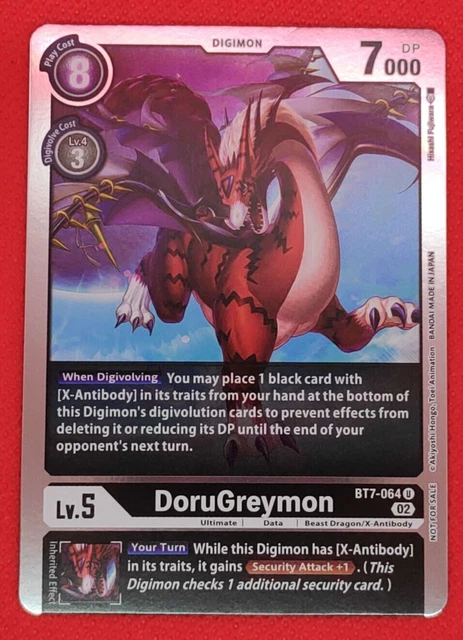 DIGIMON BT7-064 DORUGREYMON Tournament Pack Vol.6 Foil Promo NM-M $5.00 - PicClick CA
