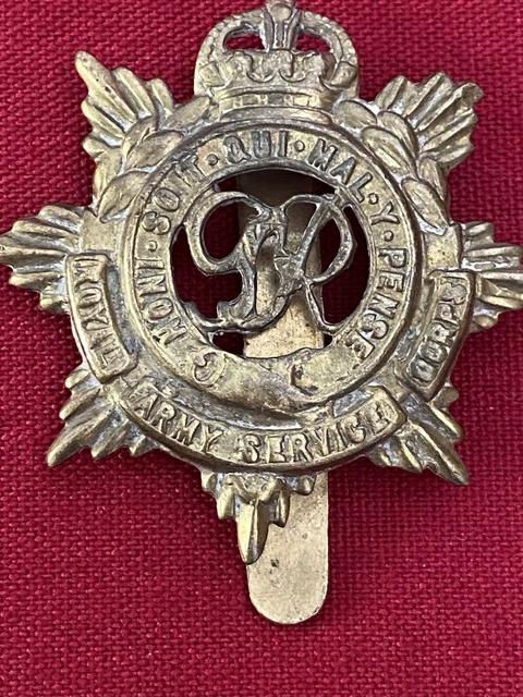 WW2 ERA BRITISH Military Cap Badge - Royal Army Service Corps - GviR ...