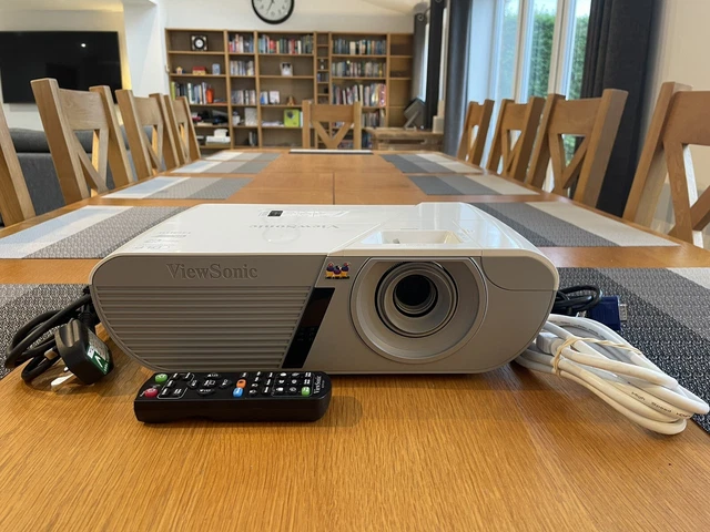 VIEWSONIC PJD6250L HOME Cinema Projector HDMI Used Remote XGA 3,300 ...