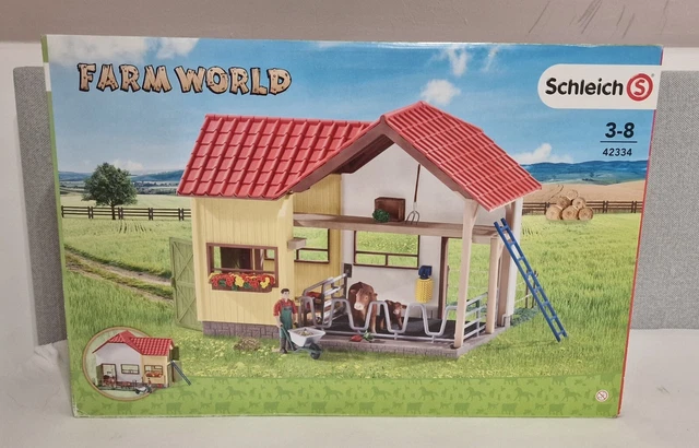 FARM WORLD SCHLEICH 42334 - Bauernhof - Scheune - Stall - NEU OVP EUR ...