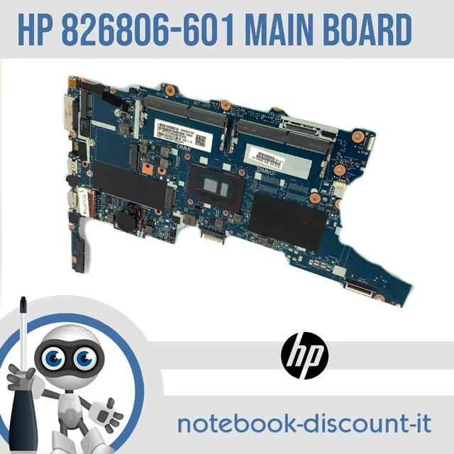 MOTHERBOARD HP ELITEBOOK 840 G3 Scheda Madre CPU Intel i5-6300u 826806 ...