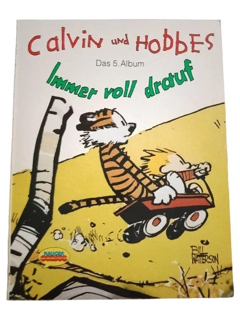 CALVIN UND HOBBES Immer voll drauf 5. Album Bill Watterson Comic Buch ...