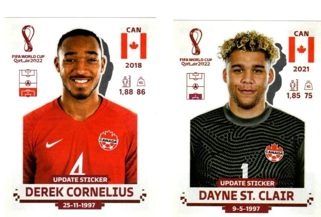 PANINI 2022 WORLD Cup --UPDATE STICKER SET-- FIFA World Cup Qatar ...