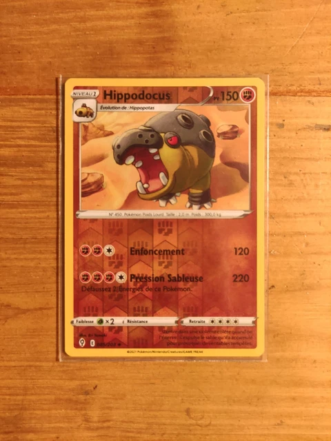 CARTE POKEMON EVOLUTION céleste Fr - Hippodocus Reverse 085/203 EUR 1 ...