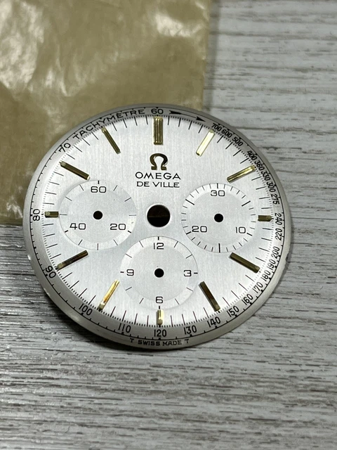 OMEGA NOS DIAL,TACHYMETRE,QUADRANTE, CADRAN,ZIFFERBLATT. Cal.321, RARE ...
