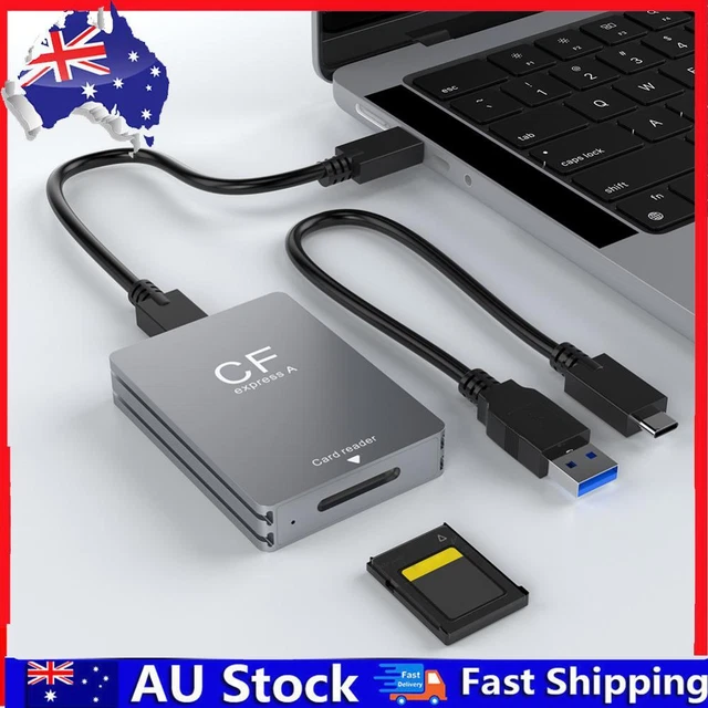 CFEXPRESS TYPE A Card Reader USB 3.2 10Gbps Portable CF Express Reader ...