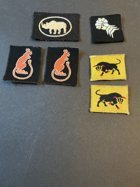 WW2 BRITISH ARMY cloth badges armoured £22.56 - PicClick UK