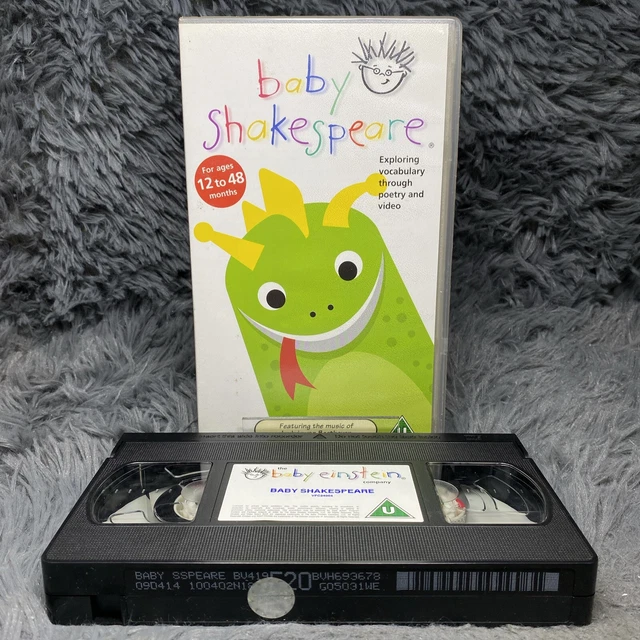 BABY EINSTEIN - Baby Shakespeare VHS Tape Vocabulary Poetry Video ...