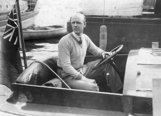 AMERICAN-BORN BRITISH RACING driver Sir Henry Segrave in his m- 1925 ...