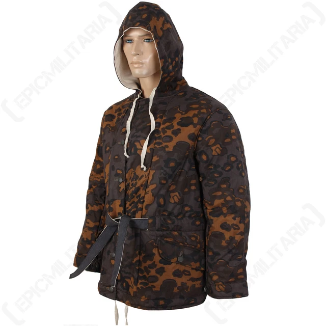 WW2 GERMAN AUTUMN Oakleaf Camo Parka - Repro Coat Jacket Army Soldier ...