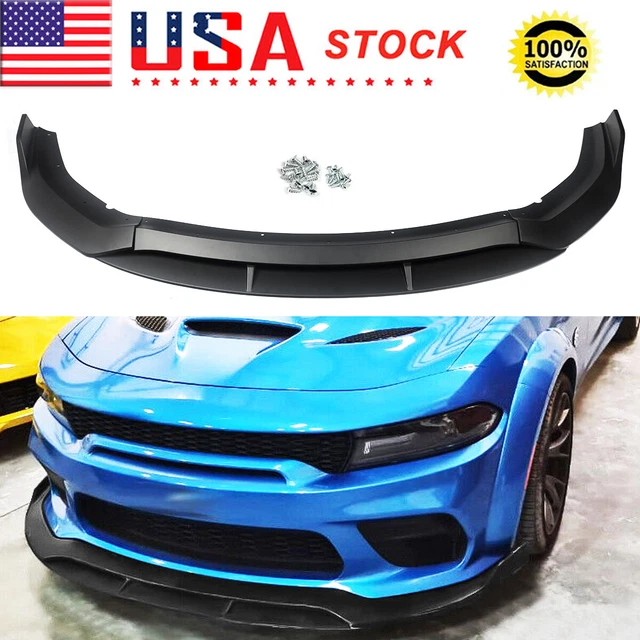 FOR 2020-23 DODGE Charger SRT Hellcat Scat Widebody Front Bumper Lip ...