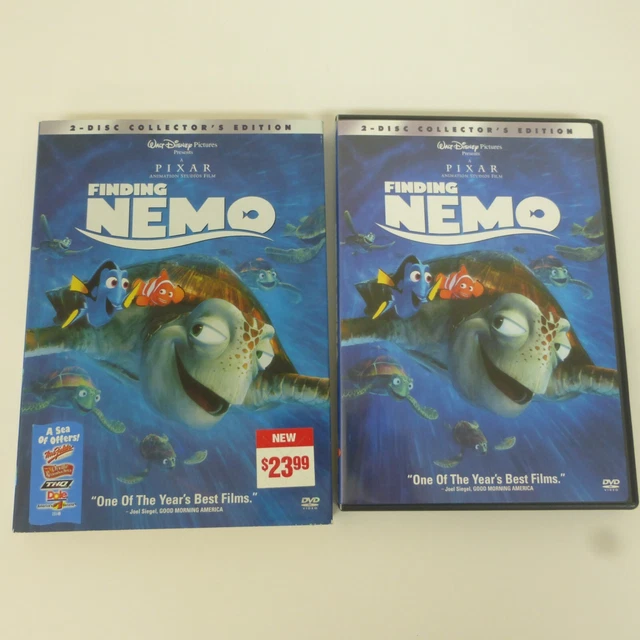 FINDING NEMO WALT Disney PIXAR 2-Disc Collector’s Edition 2003 DVD £6. ...