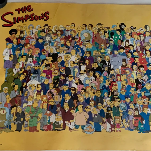 THE SIMPSONS CHARACTERS Poster 2000 - Scorpio Posters #521 - Bart ...