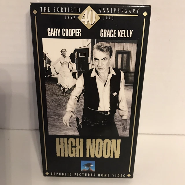 HIGH NOON VHS 1952 40th Anniversary Edition) Gary Cooper Grace Kelly £4 ...
