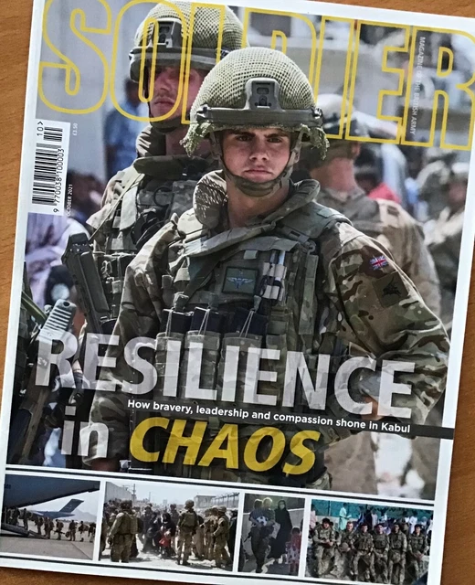 ORIGINAL BRITISH ARMY ’SOLDIER’ MAGAZINE incl Evacuation from Kabul, 10 ...
