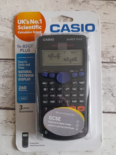 CASIO (FX-83GT PLUS) Scientific Calculator A Level GCSE BNWT £24.99 ...