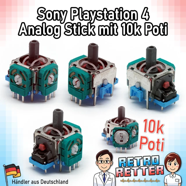 ANALOG STICK FÜR PS4 Playstation 4 Dualshock Controller 3D Sensor ...