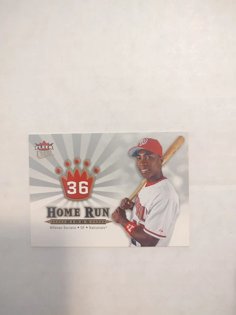 2006 FLEER ULTRA Home Run Kings Alfonso Soriano #Hrk12 Nationals (Pwe ...