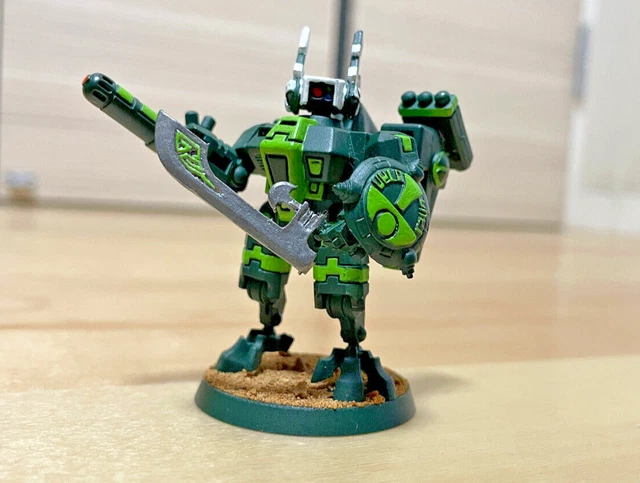 WARHAMMER 40K T'AU RARO METALLO FARSIGHT Comandante O'Shovah Tau OOP ...