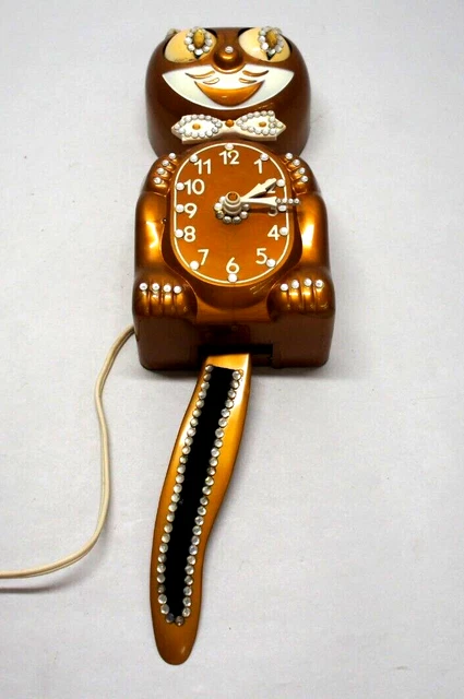 RARE KIT KAT CLOCK VINTAGE EN CUIVRE BIJOU - modèle D8 - TRAVAIL - dans ...