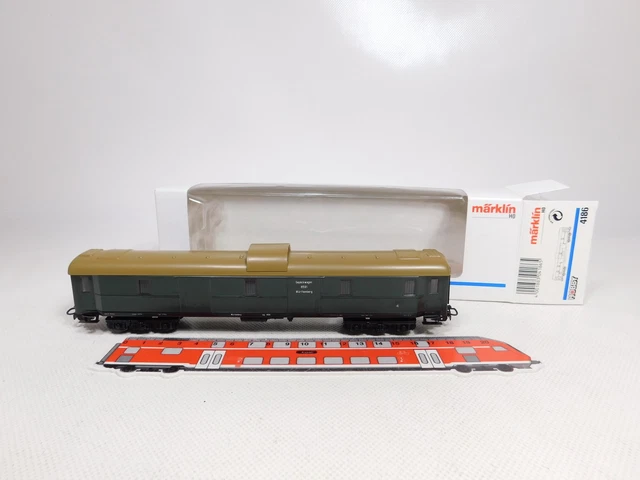 MÄRKLIN H0 AC 4186 Sheet Metal Baggage 8591 Kwste Württemberg Mint +Box ...